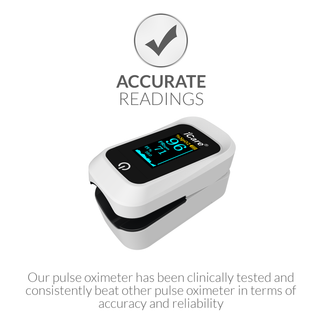 iCare® OX001 Fingertip Pulse Oximeter, (SpO2)Blood Oxygen Saturation M ...
