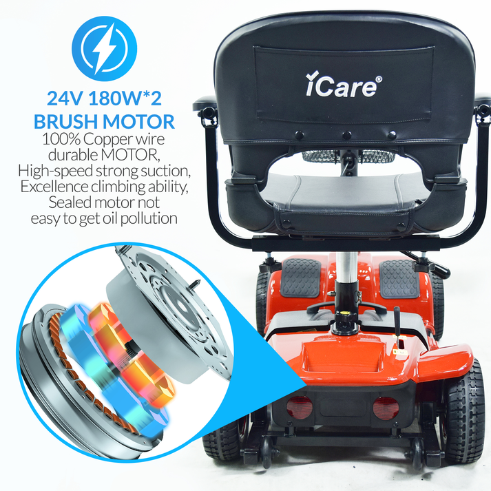 iCare® EB690 Electric Mobility Scooter - Wheelchair (100kg Load Limit, – iCare Philippines